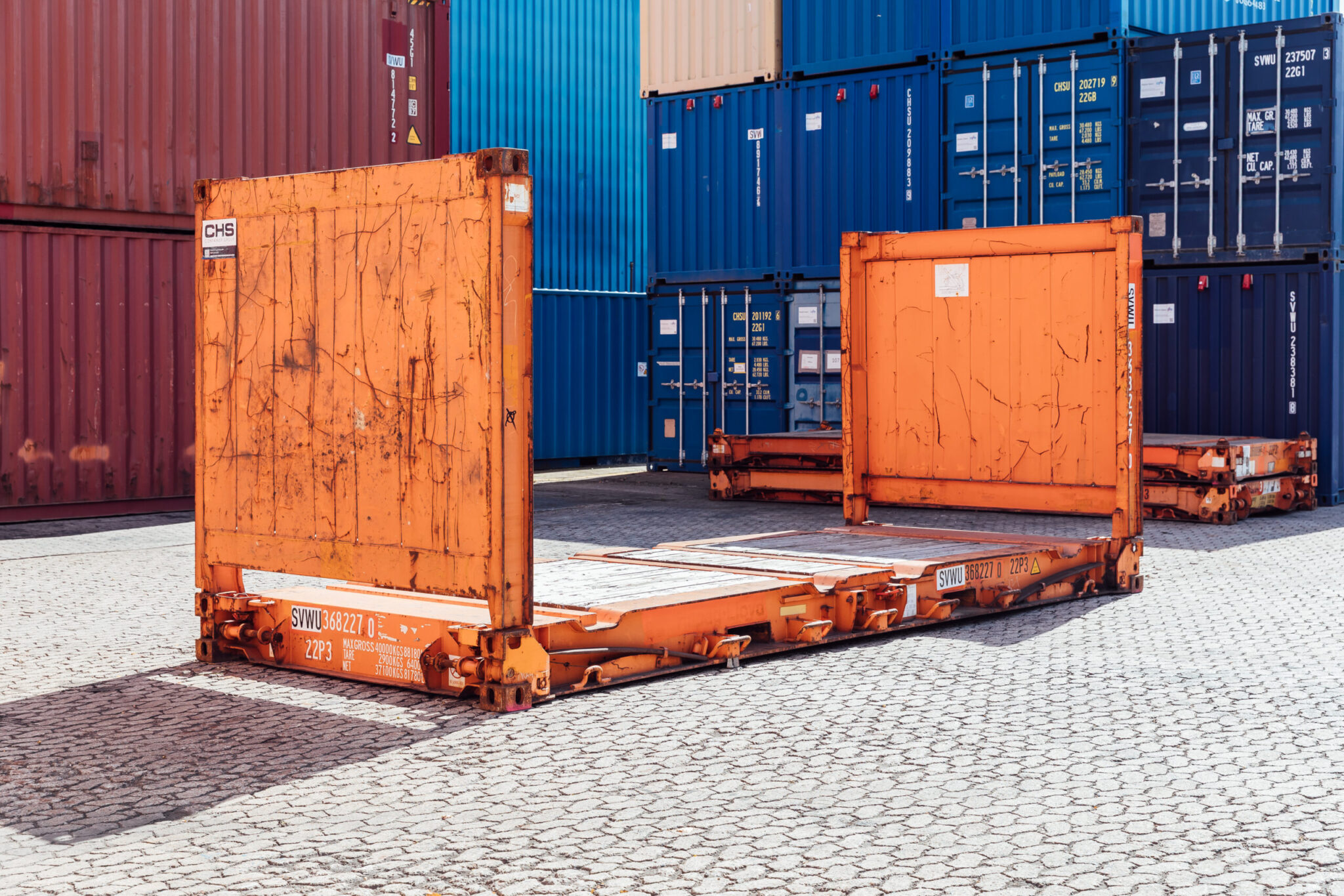 20ft Used Flat-Rack Container - CHS Container Group