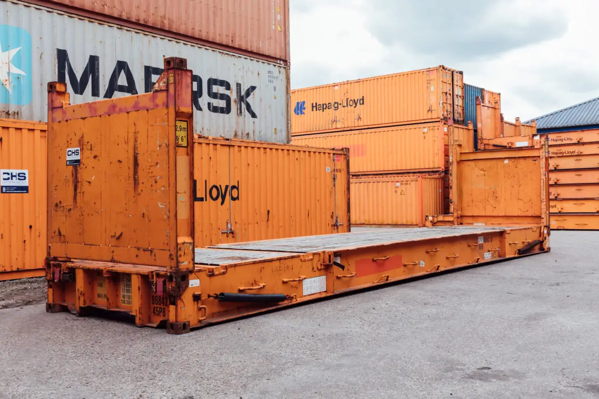40ft Used Flat-Rack Container - CHS Container Group