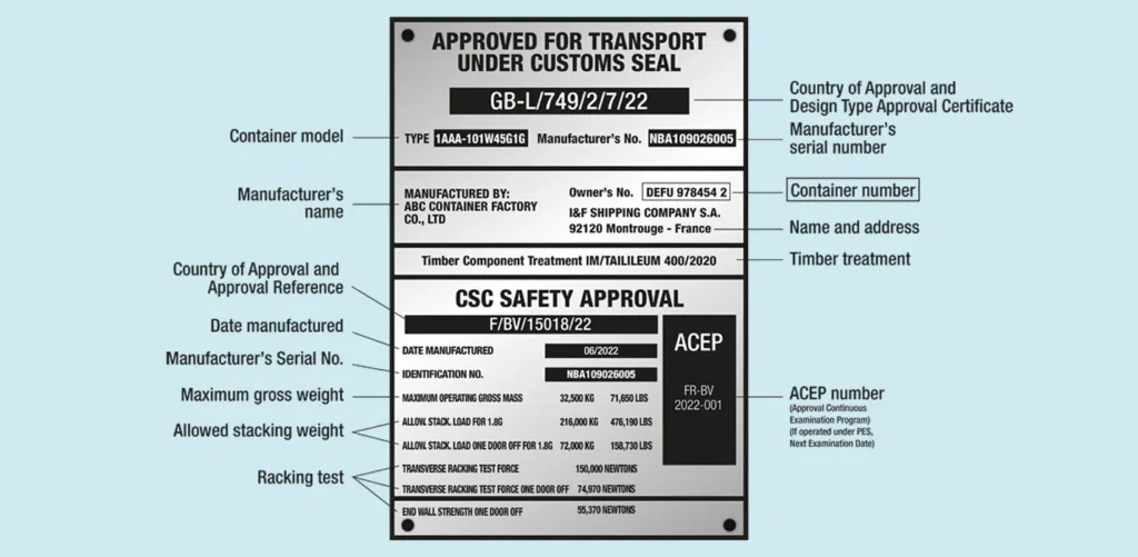 Quick Guide: CSC Container Certification | CHS Container Group USA