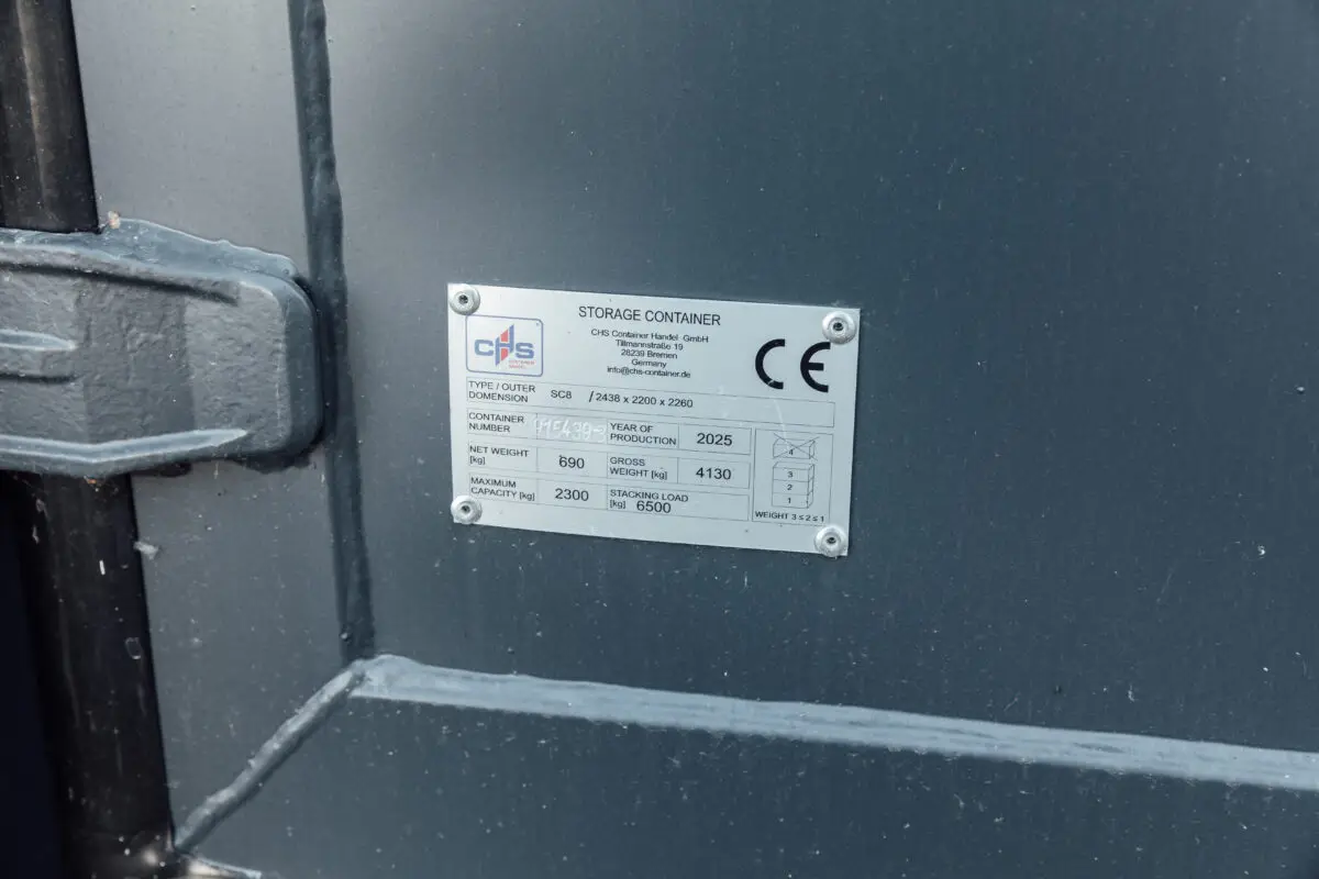 8ft New Shipping Containers For Sale | CHS Container Group USA